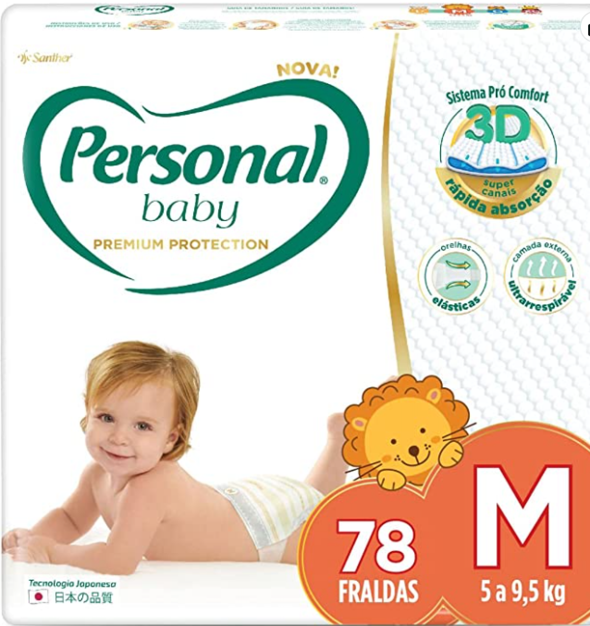 Fralda Personal Baby Premium Protection Chor o Das Compras fralda-personal-baby-premium-protection-chor-o-das-compras